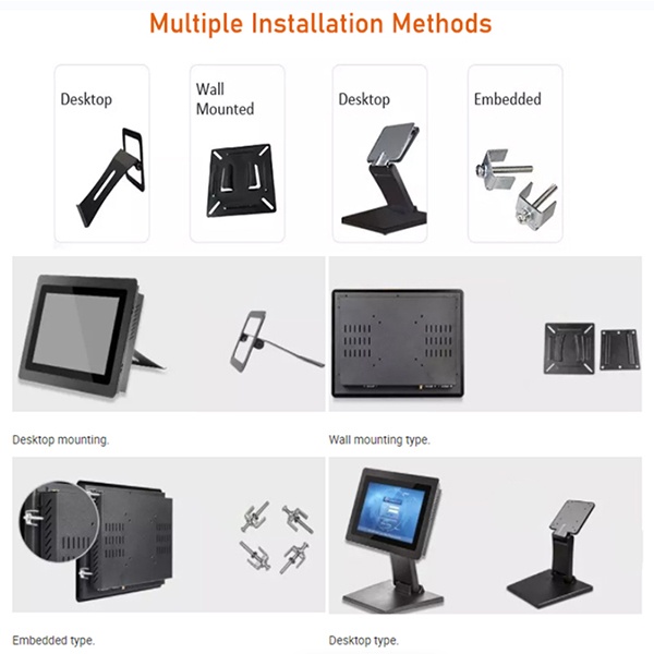 15 inch Waterproof Fanless Touch Screen Industrial Panel PCs with ...