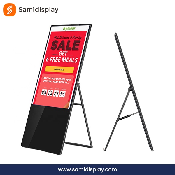 32 inch Free Standing A-Frame Digital Signage Display