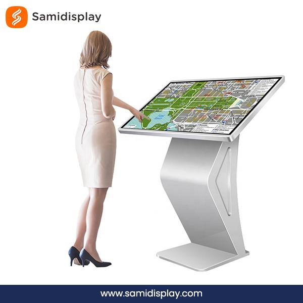 55 INCH INDOOR INTERACTIVE TOUCH SCREEN KIOSK DIGITAL DISPLAY