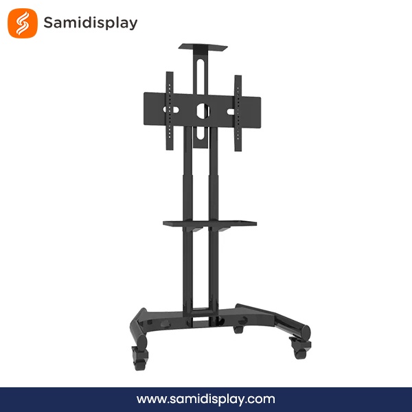 65 Inch TV Floor Stand with Mount – Adjustable Floor TV Stand