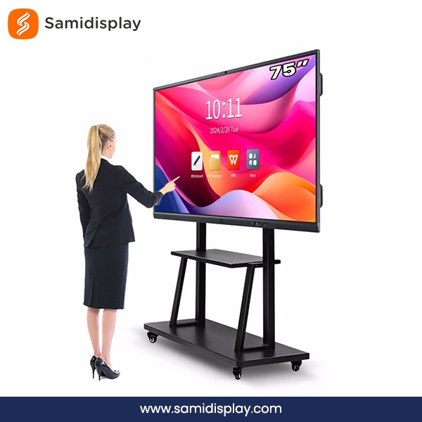 75 Inch Interactive Flat Panel Touch Screen Smart Board