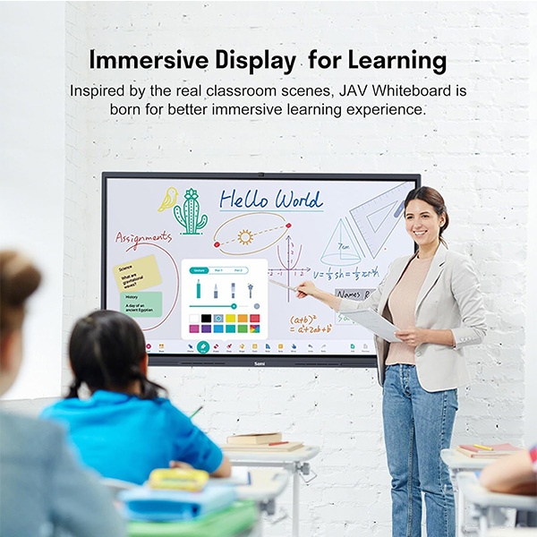75 Inch Touch Screen Board Interactive Teaching Display