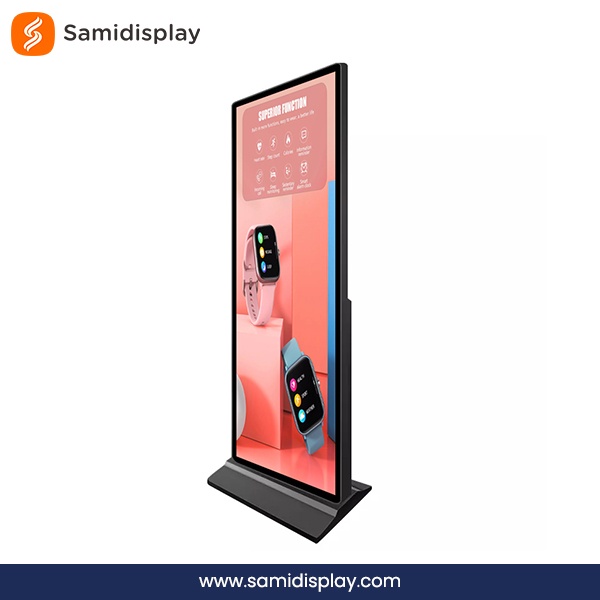 86 inch Vertical Full Screen Digital Kiosk with Stand