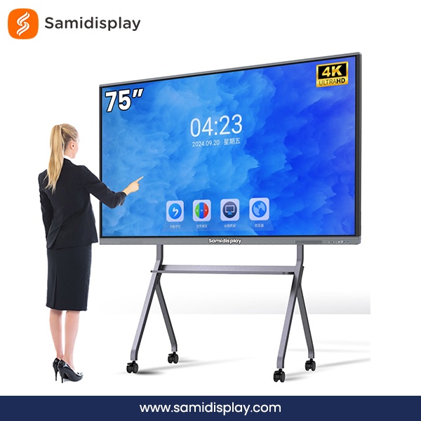 China 75 inch Smart Board Interactive Flat Panel for Teaching