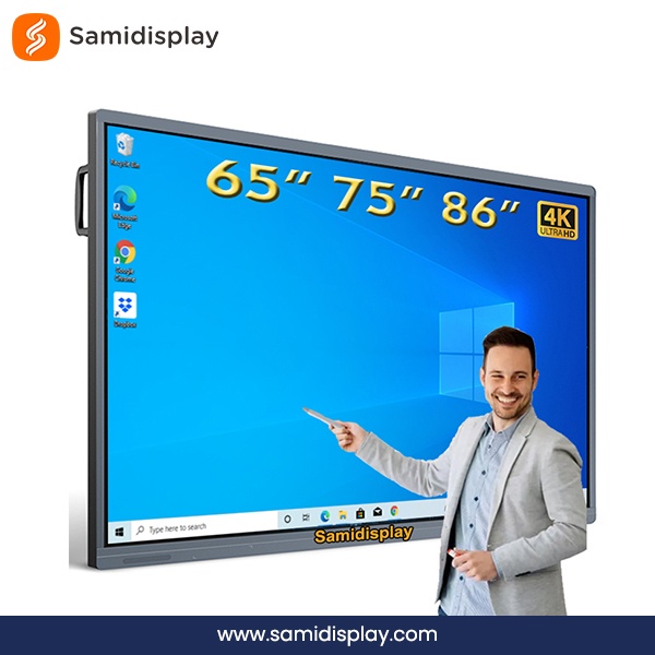 Classroom Smart Board 65 inch 4K Touch Screen