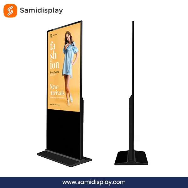 Indoor Digital Advertising Screens Video Display Receptionist Kiosk ...