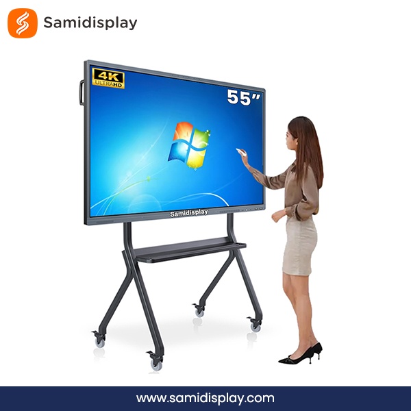 ODM 75 inch Interactive Display 4K Touch Screen Monitor
