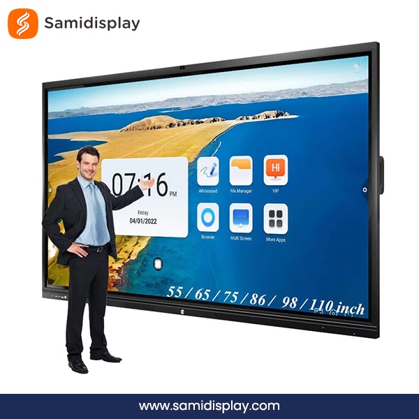 China OEM 4K Touch Board Interactive Smart Display Panel