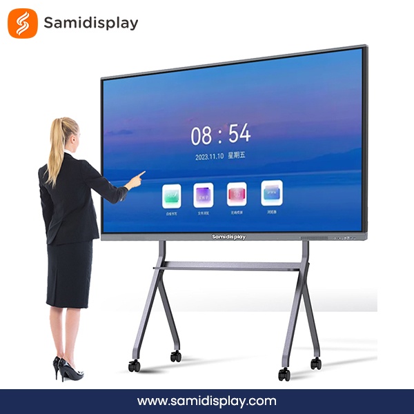 ODM 86 Inch 4K Touch Screen Digital Whiteboard for School Teaching