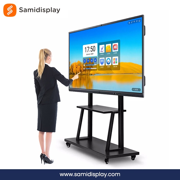 Smart Board 75 Inch 4K Touch Screen Display for Education and Business