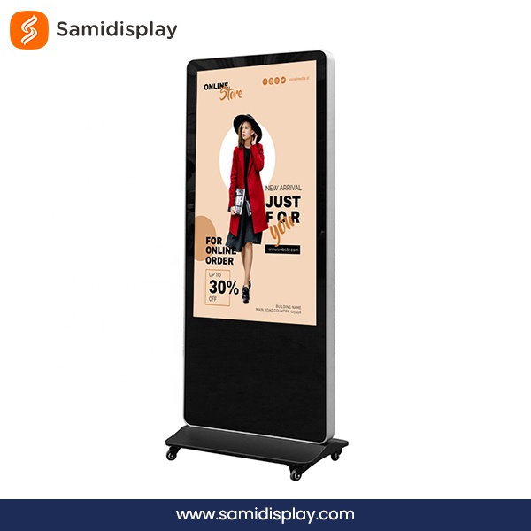 Standing Advertising Screen Kiosk Display TV Trade Show Touch Digital ...