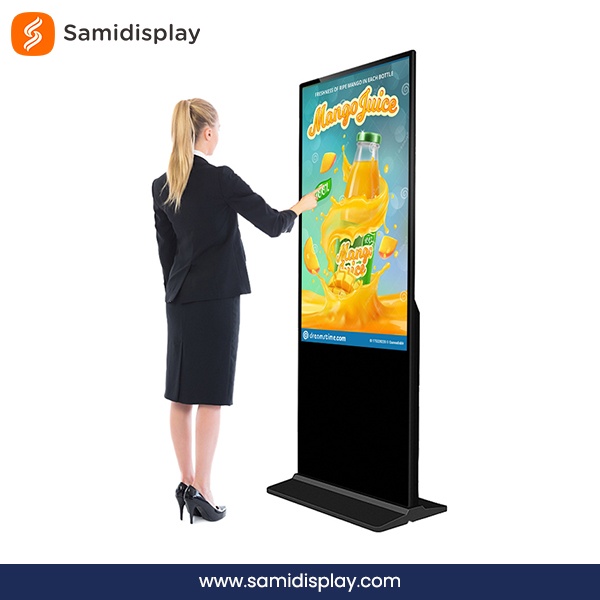 Touch Screen Digital Kiosk Advertising Screen Floorstanding Directory ...