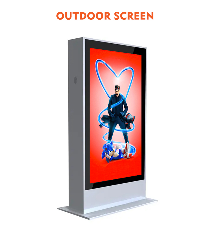 Ultra Bright 2500 Nits Outdoor Digital Advertising Screens For Sale