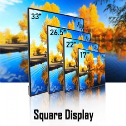 33 inch lcd panel square digital signage display
