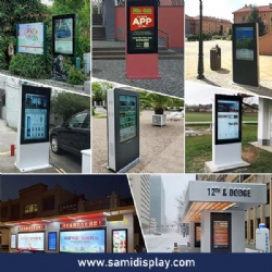 Sunlight Readable 2500Nits Outdoor Digital Signage For Business